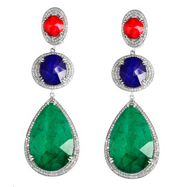Royal Collection 3 Tier Drop Earrings – Royal Jewelers