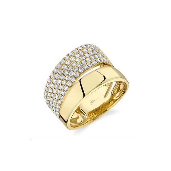Royal Collection Wide Band Diamond Ring – Royal Jewelers