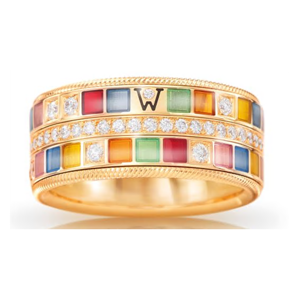 Wellendorff Golden Rainbow Diamond Ring – Royal Jewelers