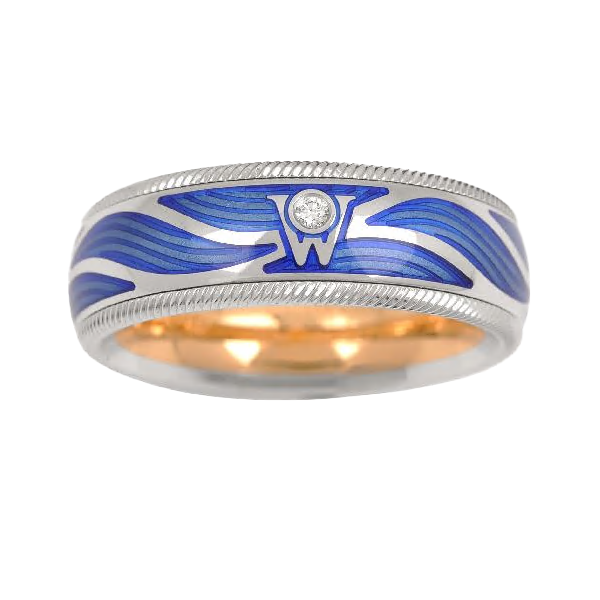 Wellendorff Shimmering Waves Enamel Ring – Royal Jewelers