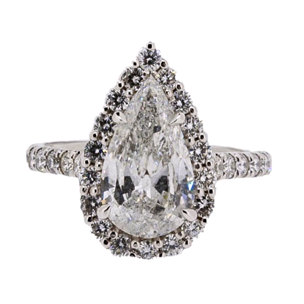 Royal Collection Pear Shaped Diamond Ring – Royal Jewelers